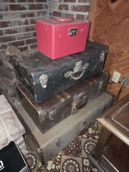 Base Asst D Vintage Luggage Cases Isabell Auction