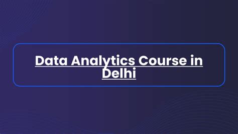 Ppt Data Analytics Course In Delhi Powerpoint Presentation Free Download Id 12090448
