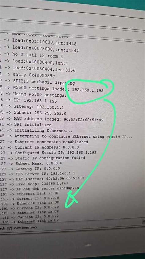 Ethernet Cant Get An Ip Address Programming Questions Arduino Forum