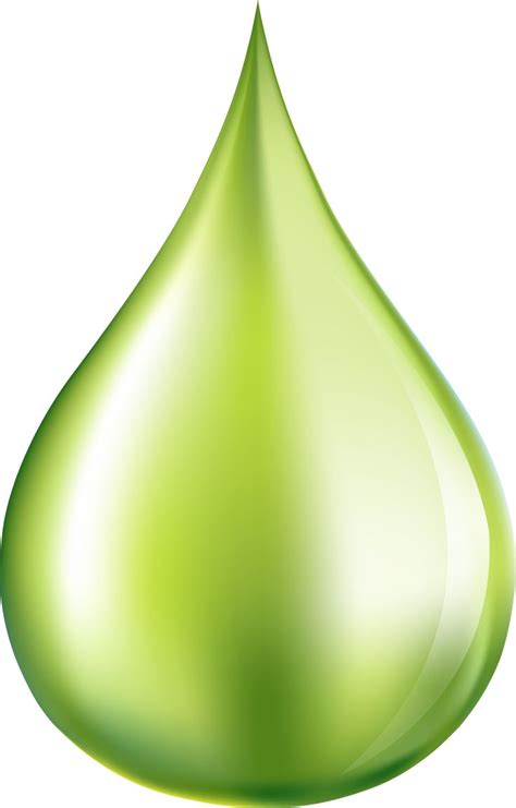 Green Liquid Droplet Glass Vase Clip Art