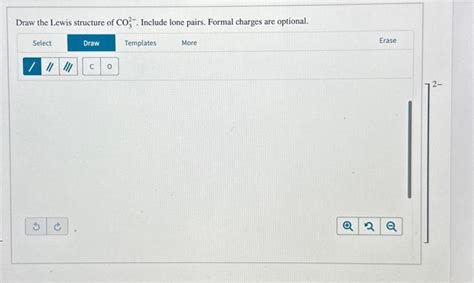 Solved Draw The Lewis Structure Of Co32− Include Lone