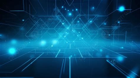 High Tech Data Electronic Information Flow Advertising Background High
