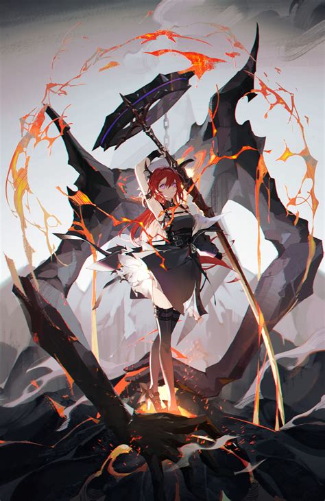 Surtr Arknights Drawn By Yu X Danbooru