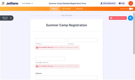 How To Fix The Form Accessibility Errors