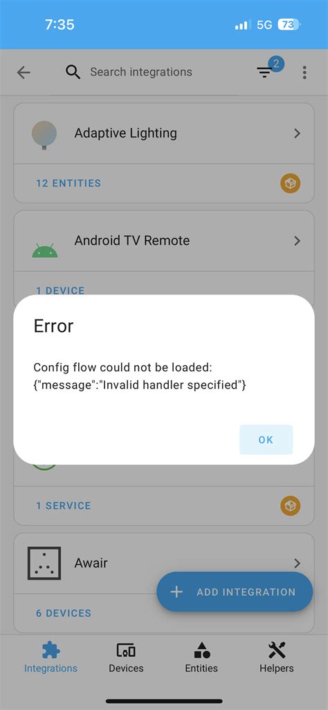 Config Flow Could Not Be Loaded · Issue 530 · Wills106 Homeassistant Solax Modbus · Github