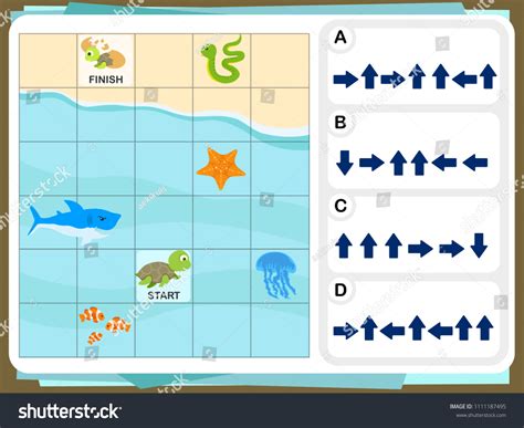 Vektor Stok Practice Questions Worksheet Education Iq Test Tanpa
