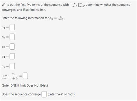 Solved Write Out The First Five Terms Of The Sequence With Chegg