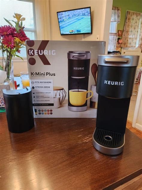 Keurig K Mini Plus Friendly Matte Black Single Serve K Cup Pod Coffee