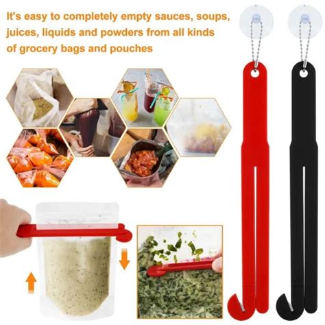 Portable Food Bag Cutter Kitchen Gadgets Food Pouch Squeezer Food Bag