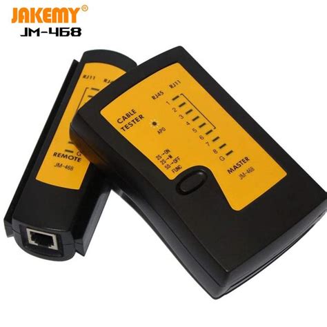 Jual Jakemy Rj45 Rj11 Rj12 Cat5 Cat 6 Utp Network Lan Cable Tester Test Shopee Indonesia