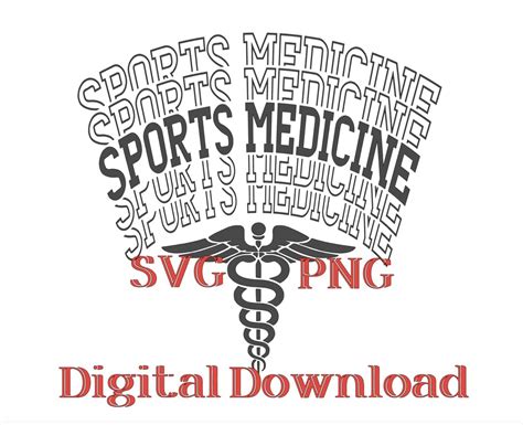 Sports Medicine Svgpng Digital Download Bundle Etsy