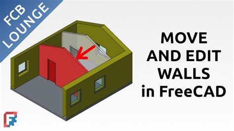 Edit And Move Walls In Freecad Bim Fcb Lounge