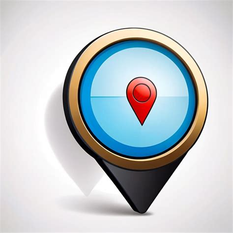 premium photo 3d gps icon pin marker location map pointers