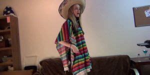 Nebraskacoeds De Mayo Party Sombrero Poncho College Amateur Masturbator Tnaflix Com