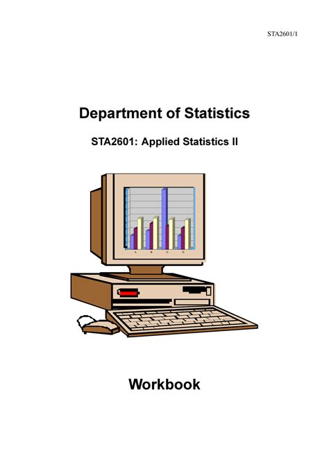 Workbook Lecture Notes 1 8 Department Of Statistics Sta2601