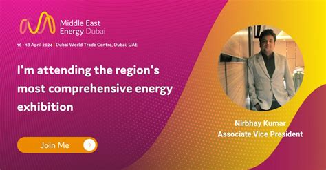 Middle East Energy 2024 Nirbhay Kumar