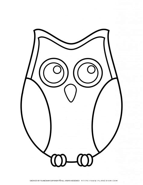 Owl Template Planerium