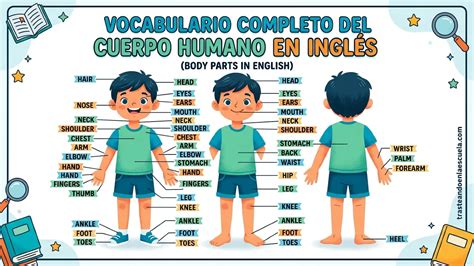 Body Parts Vocabulario Completo Del Cuerpo Humano En Inglés