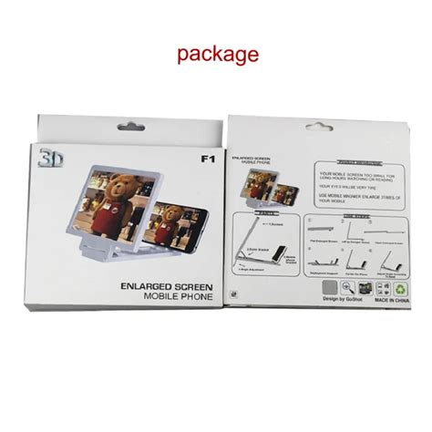 3d усилитель экрана увеличительное стекло для мобильного телефона Hd Подставка для видео