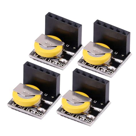 4 Pcs Ds3231 Clock Module High Precision Rtc Clock Memory Module Real Time Clock Module For