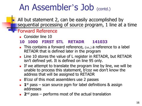 Ppt System Software Cs 1203 Assemblers Powerpoint Presentation