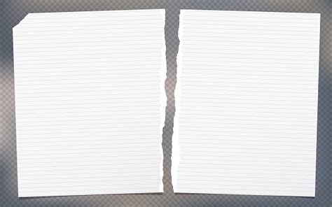 찢어진된 화이트 노트 텍스트 회색 배경에 붙어 노트북 종이 시트 줄지어 있습니다 0명에 대한 스톡 벡터 아트 및 기타 이미지 0명 공란 교육 Istock