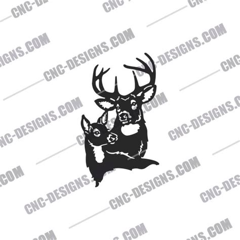 Deer Dxf Files Download Deer Cnc Designs