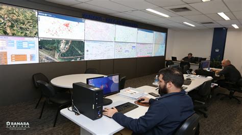 Tecnologia De Monitoramento Em Tempo Real Sanasa Apresenta Sua Sala De Situação Momento