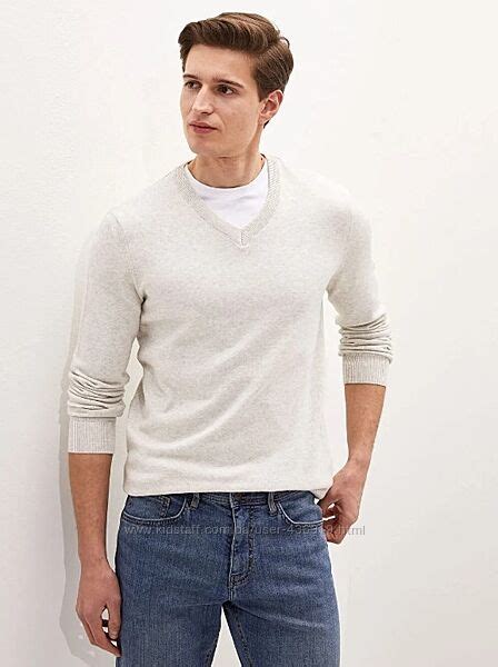 сірий чоловічий светр Lc Waikiki ЛС Вайкікі з V подібним вирізом Туреччина 489 грн купить