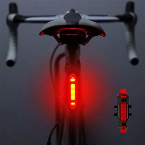 Ultra Bright Led Rear Bike Tail Light 3 Modes Flashing Safety Warning