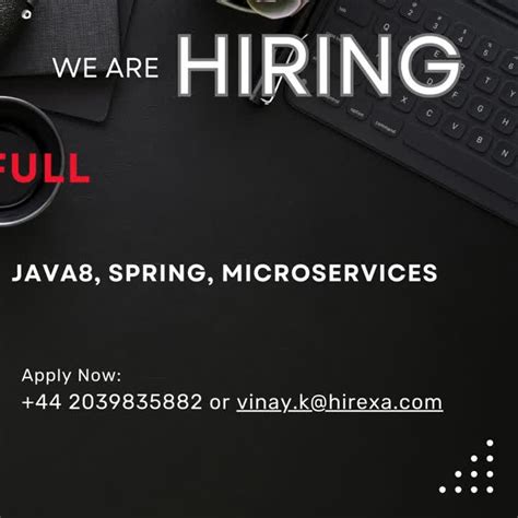 Hiring Fullstack Fullstackdeveloper Javafullstack Java17 Vinay