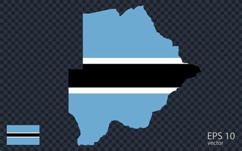 Premium Vector Vector Map Of Botswana Vector Design Isolated On Grey Background