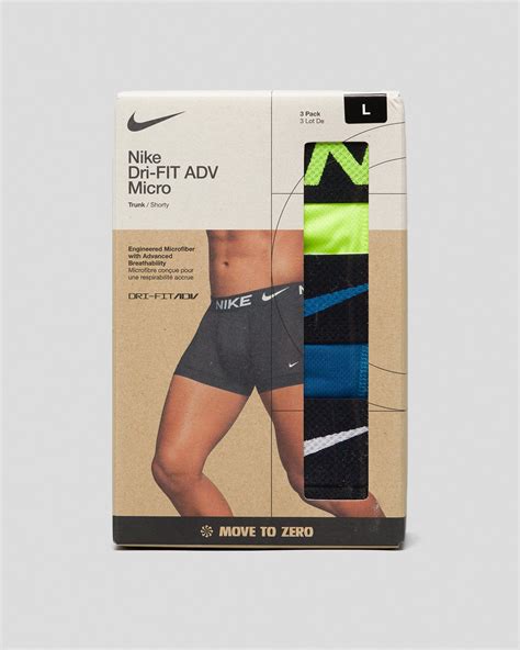 Shop Nike Dri Fit Adv Essential Micro Trunk Pack In Volt Green Abyss Black Fast Shipping
