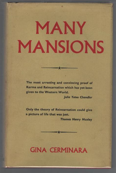 Many Mansions By Cerminara Gina Very Good Hardcover 1967 Turn The