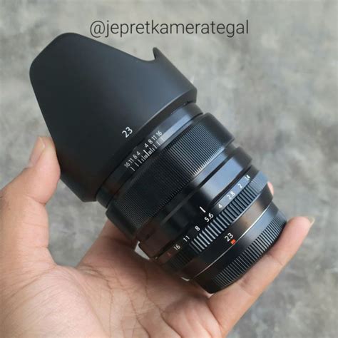 Jual Lensa Fix Fujifilm Fujinon Xf 23mm F2 R Wr And Xf 23mm F14 R Mulus