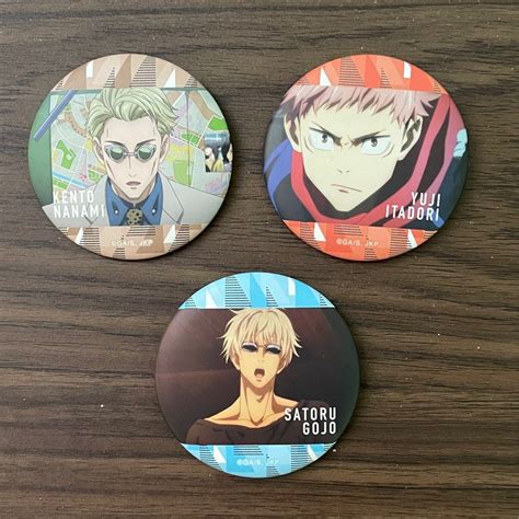 Jujutsu Kaisen Jjk Nanami Itadori Gojo Official Badge Hobbies Toys Collectibles