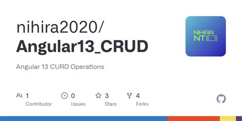 Angular13crudponentts At Master · Nihira2020angular13crud · Github