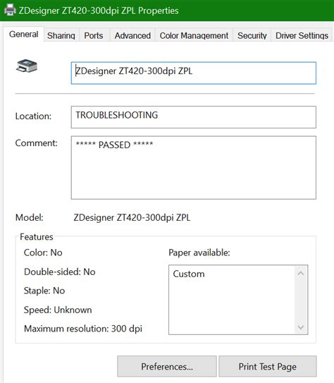 Set Custom Default Location And Comment In Printer Properties Super User