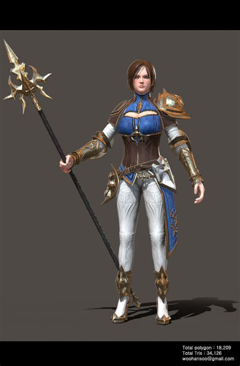 Artstation Female Lancer