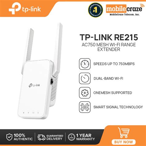 Tp Link Re Ac Onemesh Dual Band Wi Fi Range Extender Wifi Repeater Wifi Booster