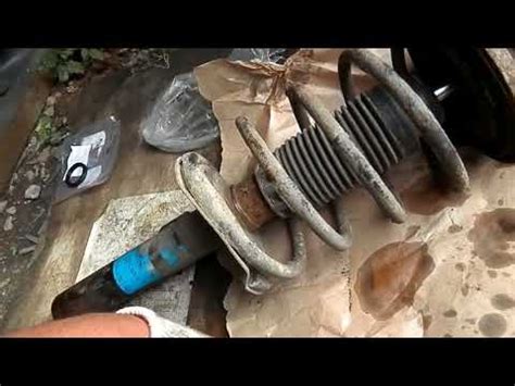 замена стойки пежо 607 замена апорного подшипника - YouTube