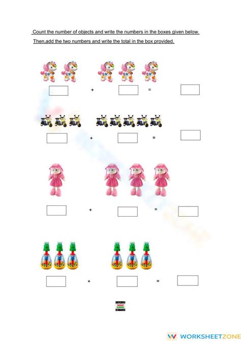 Count And Add Worksheet