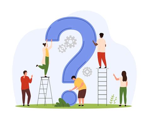 Premium Vector Search For Solution And Challenge Tiny People Think