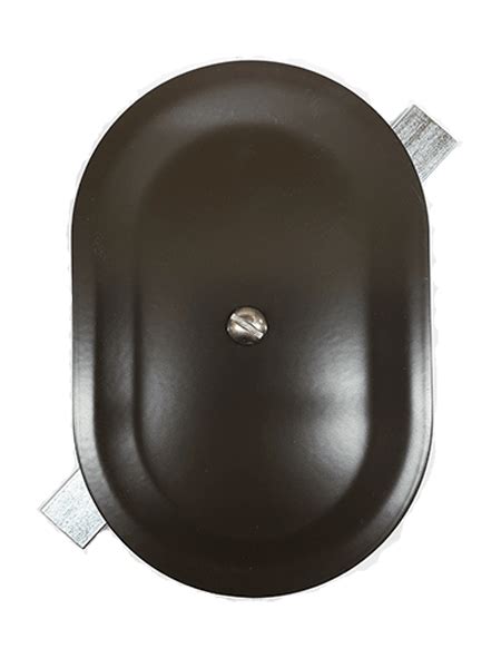 4x6 Stamped Oval Steel Hand Hole Cover
