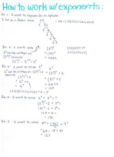 How To Work With Exponents Open Learners