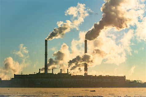 산업 공장 파이프 오염 연기 스택 배기 가스 산업 영역 두꺼운 연기 공기 오염에 대한 스톡 사진 및 기타 이미지 공기 오염