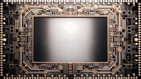 Flat Ai Driven Algorithmic Border Frame Concept As A Minimalistic Border Frame With Algorithmic