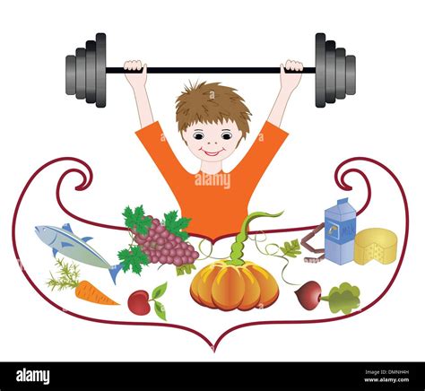 Balanced Diet Stock Vector Images Alamy