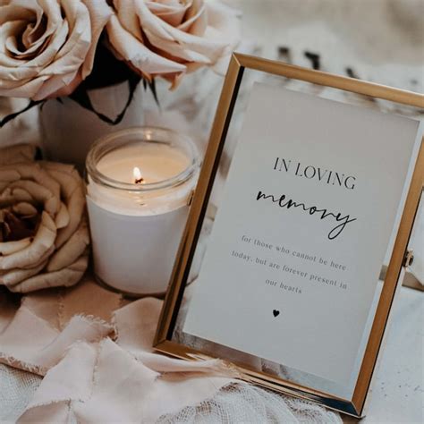 In Loving Memory Font Etsy