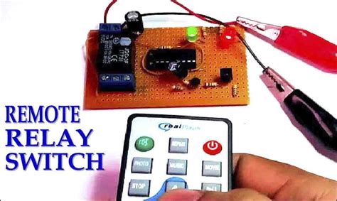 Remote Relay Switch Diy Circuit Diagram Tronicspro Electronic Circuit Projects Circuit